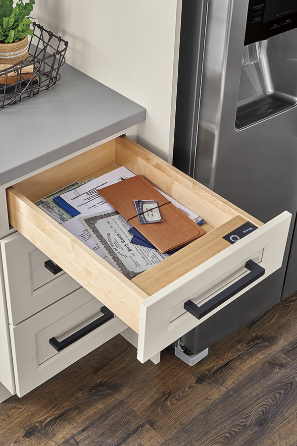 Secured Drawer Modification - Schrock Cabinetry