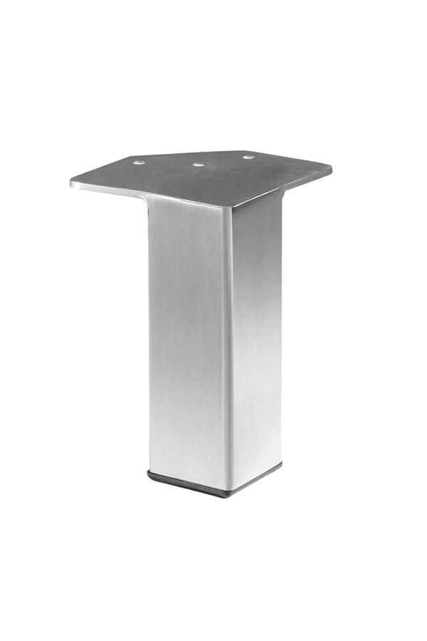Round Cabinet Foot in Polished Stainless Steel - Schrock