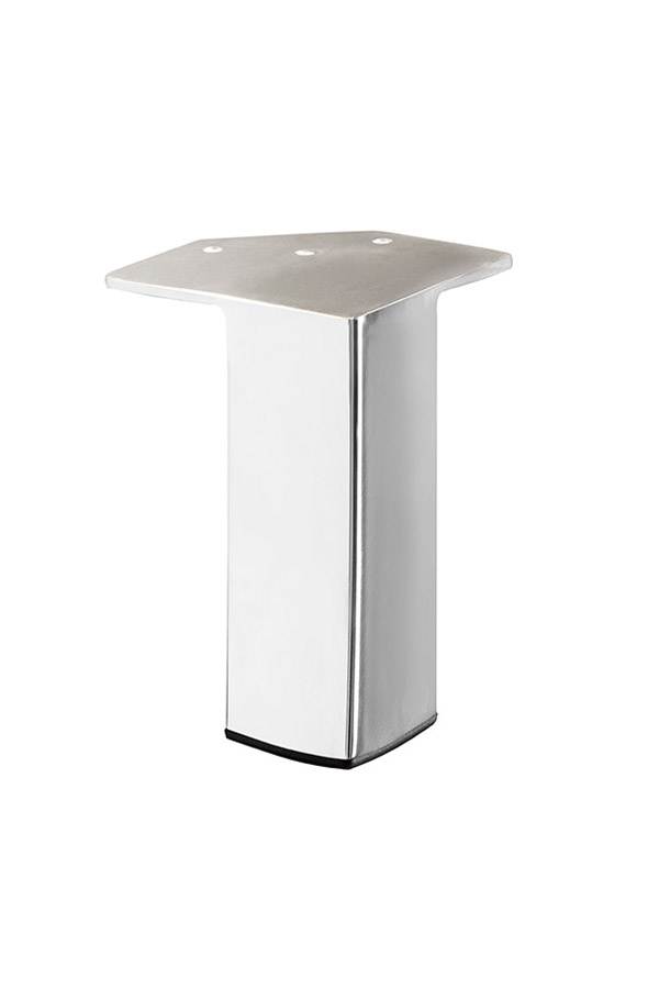 Round Cabinet Foot in Polished Stainless Steel - Schrock